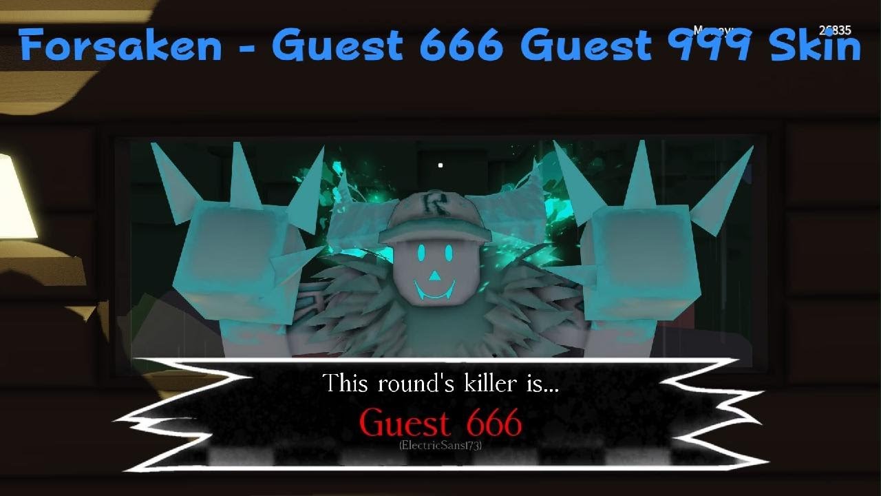 Roblox Forsaken - Guest 666 Guest 999 Skin Gameplay - YouTube