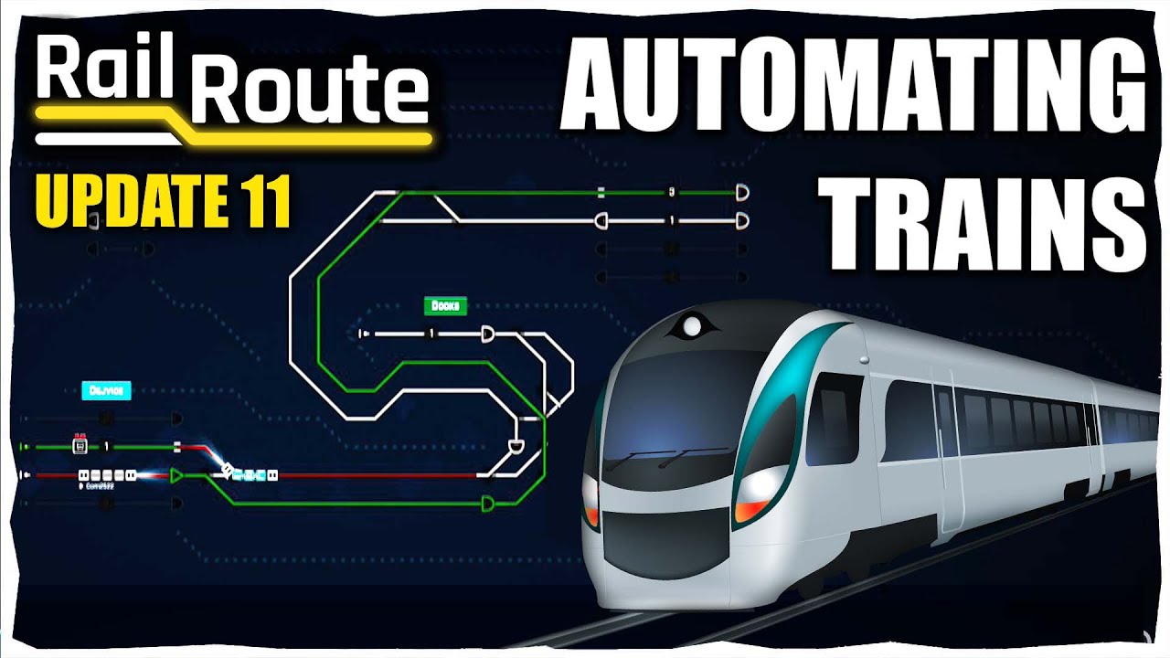First-Time Conductor: Exploring the Tracks in Rail Route Game - YouTube
