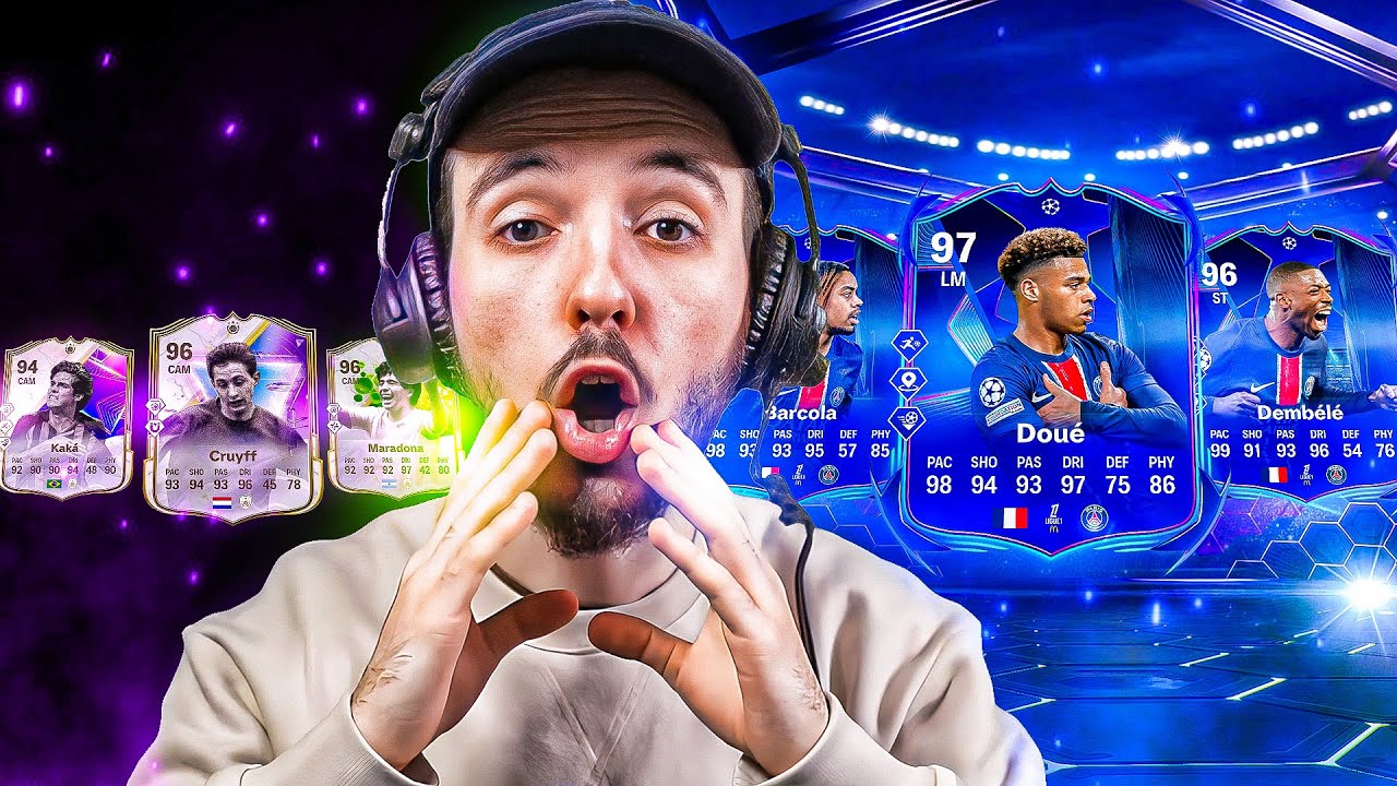 WOW !! JE PACK PLEIN de RTTF du PSG & J'OUVRE des CHOIX ICONES 93+ - FC ...