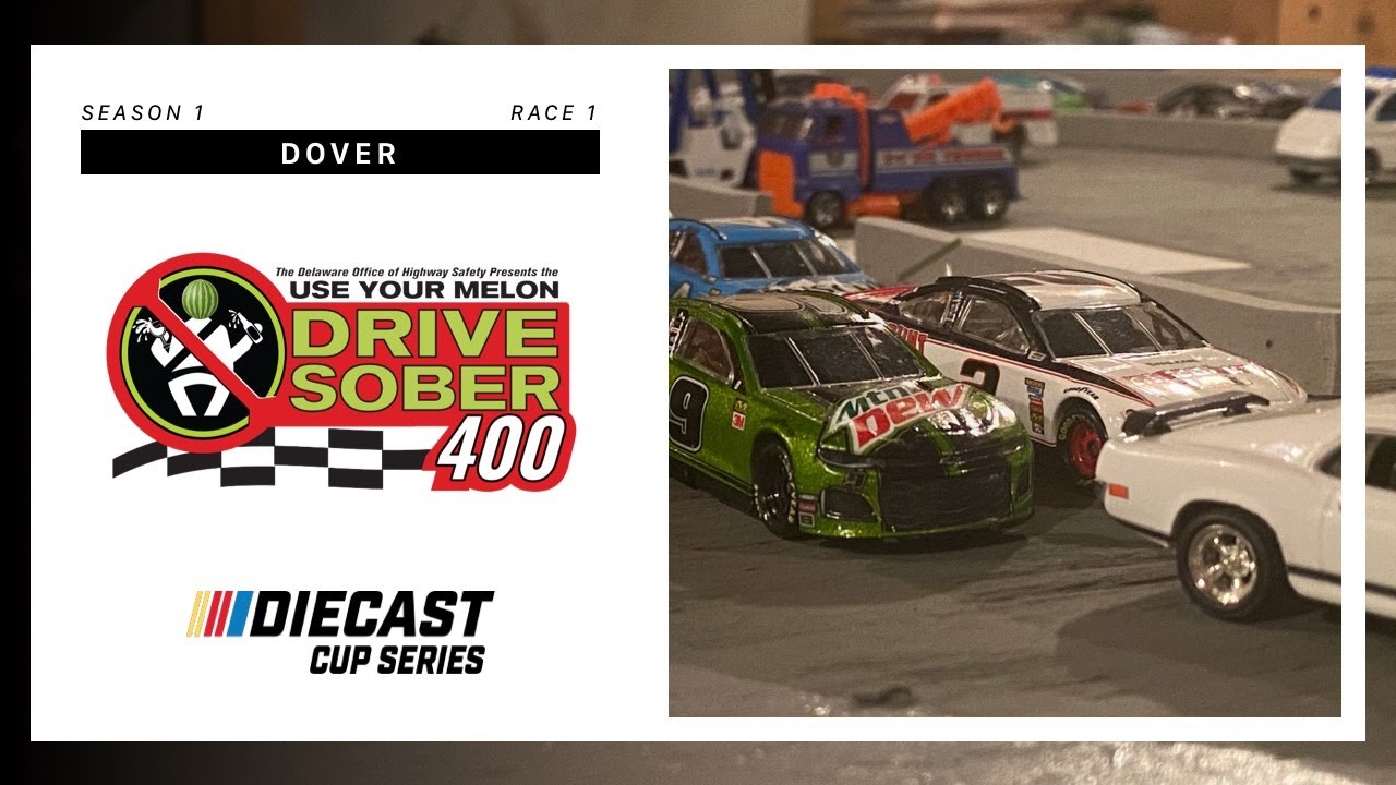 NASCAR Stop Motion // NDCS // Use Your Melon Drive Sober 400 - Dover ...
