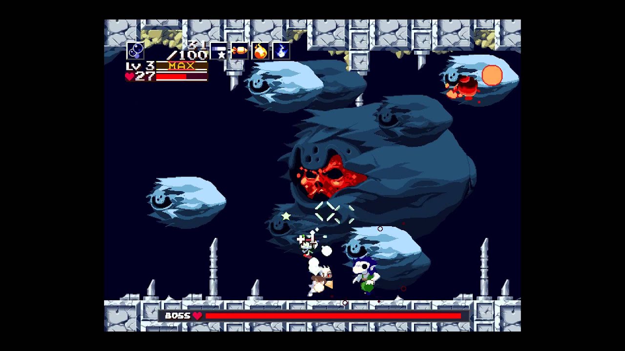 Cave Story + - Misery, Doctor, and Undead Core Boss Fights - YouTube