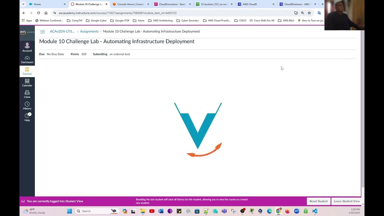Aws Module 10 Challenge Lab Automating Infrastructure Deployment Youtube