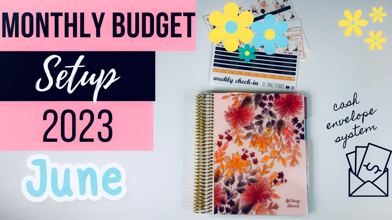 June Monthly Budget Setup | LOW INCOME BUDGET | Variable Income Budget ...