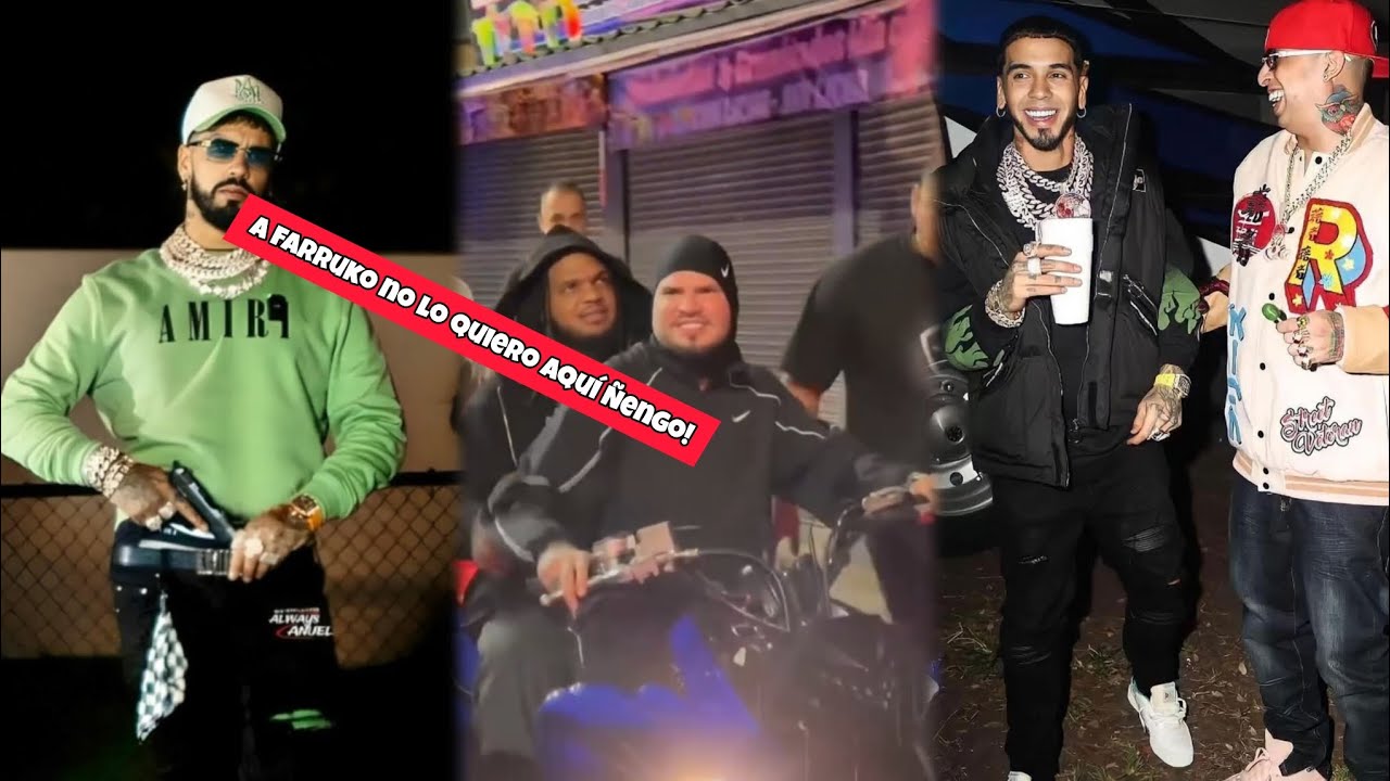 Farruko Entró Con Su Gente al Cacerio de Anuel AA y Ñengo En PR, Anuel ...