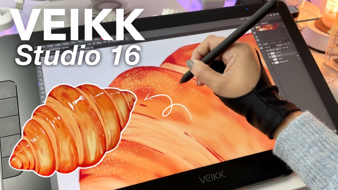 VEIKK Studio 16 Pen Display | Unboxing, Set Up, Testing & Review ︎ Emmy ...