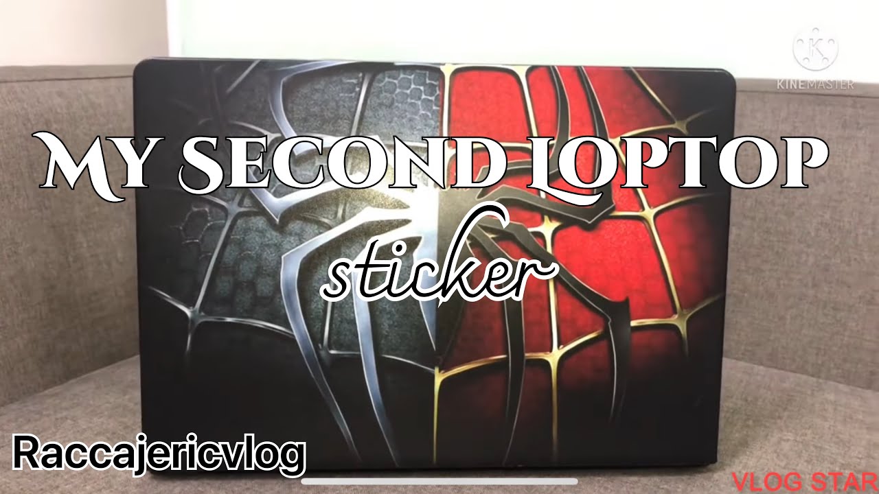 My second Laptop sticker #jeric - YouTube