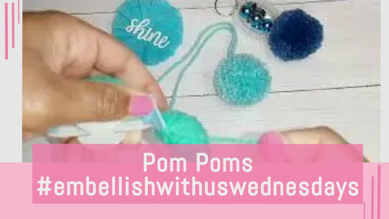 #embellishwithuswednesdays - Dollar Tree Pom Pom Maker - YouTube