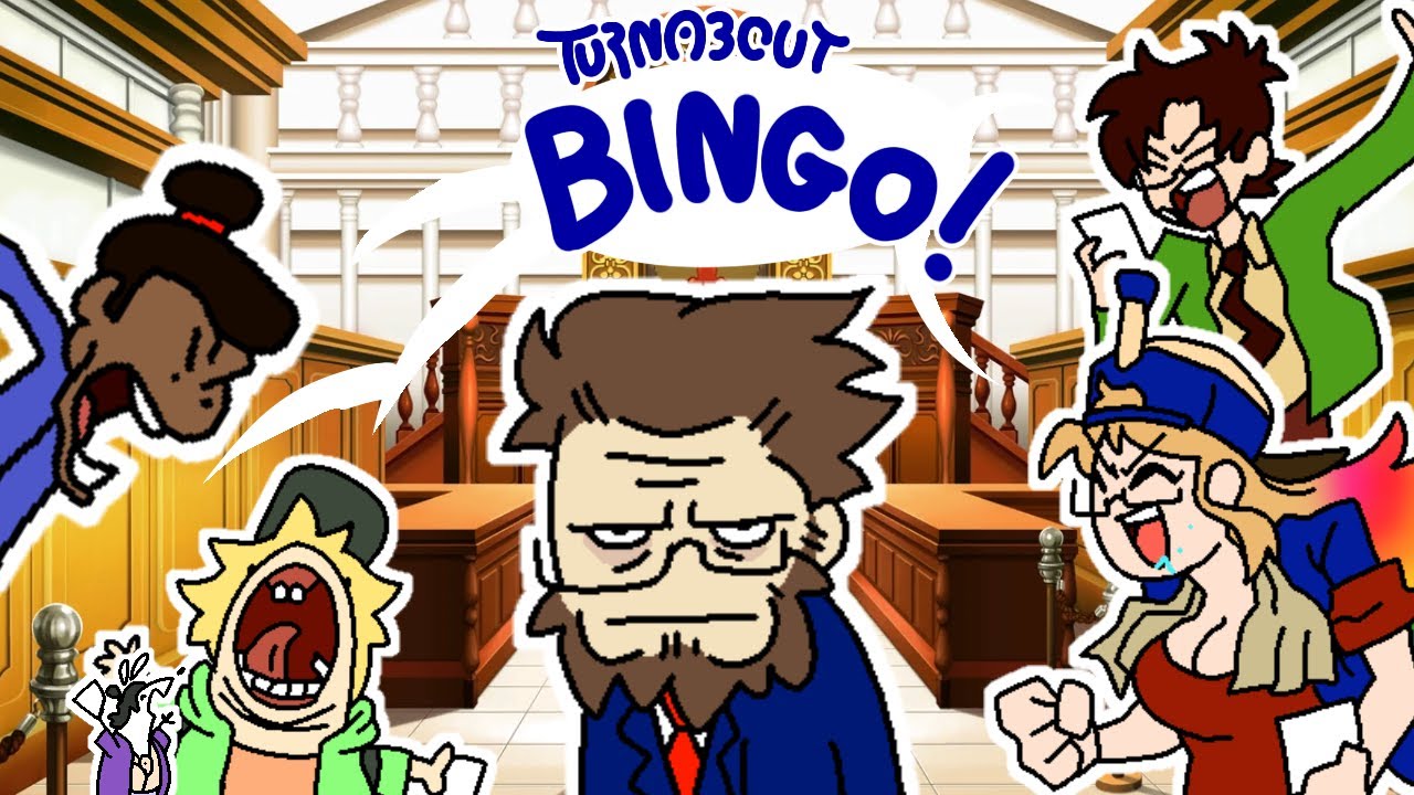 Turnabout Bingo! Ace attorney comedy fandub Ep. 7 - YouTube