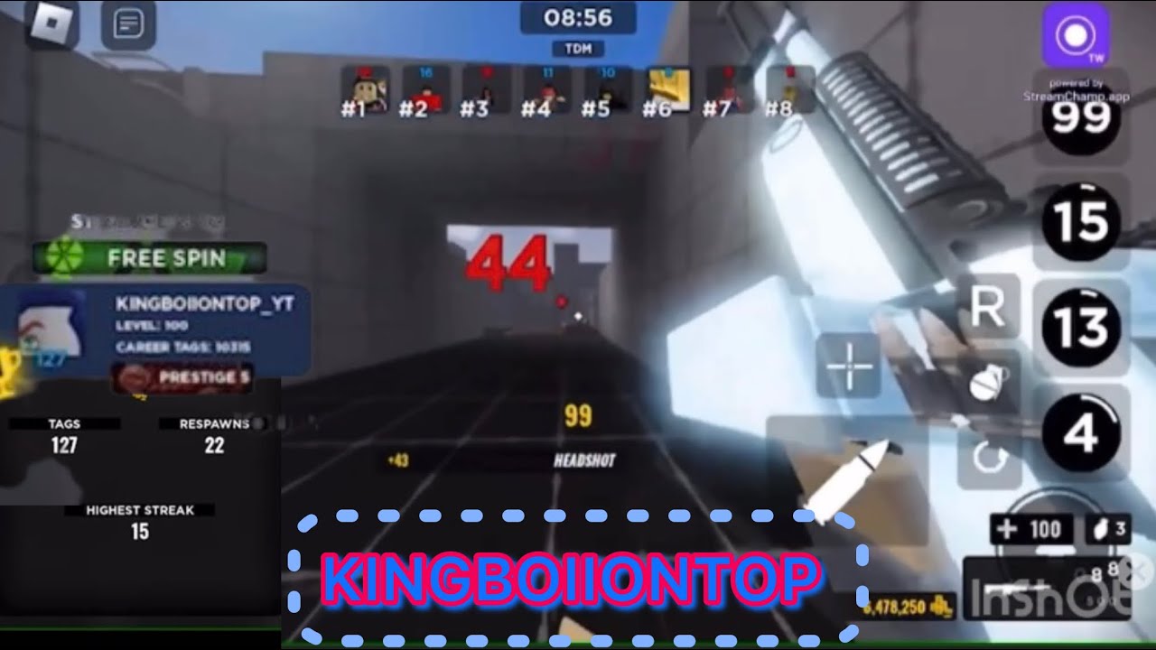 POPPING OFF WITH THE M60 in GUNFIGHT ARENA #roblox #gunfightarena # ...