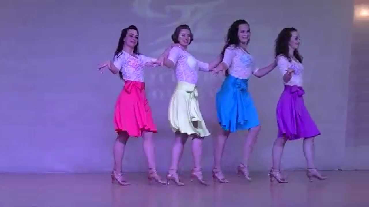 Salsa Caliente's Ladies Team at the 2015 Portland Salsa Congress - YouTube