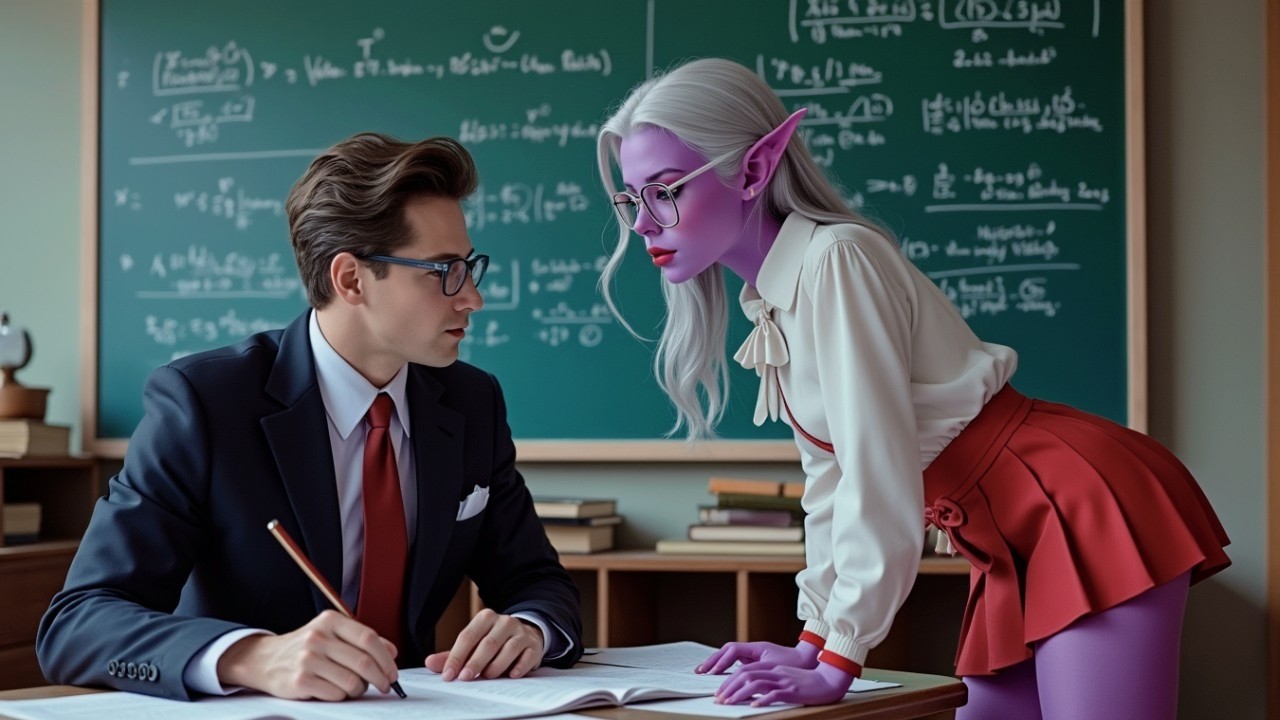 “An Alien Student Falls in Love with a Human Teacher!”| HFY | A Short ...