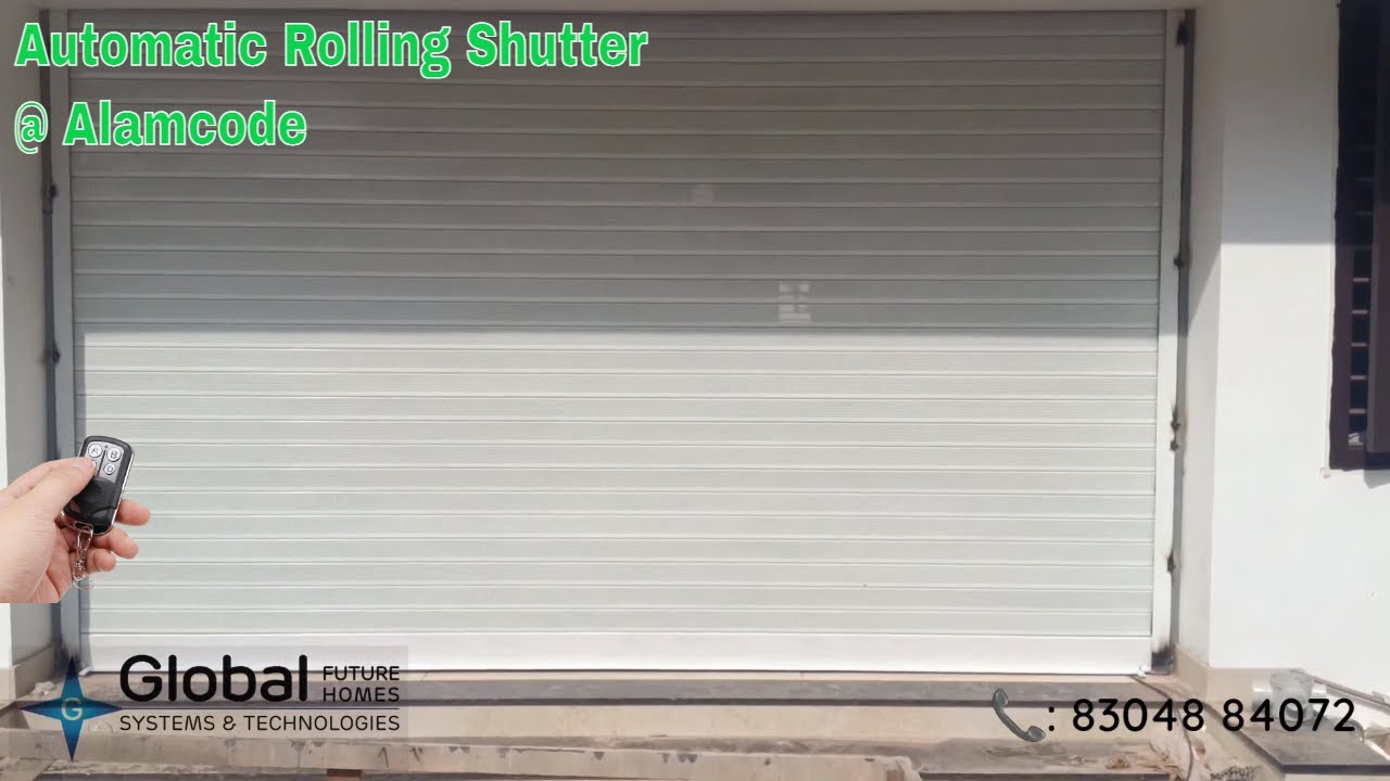 Residential Safety Automatic Shutter installed at Alamcode, Attingal ...