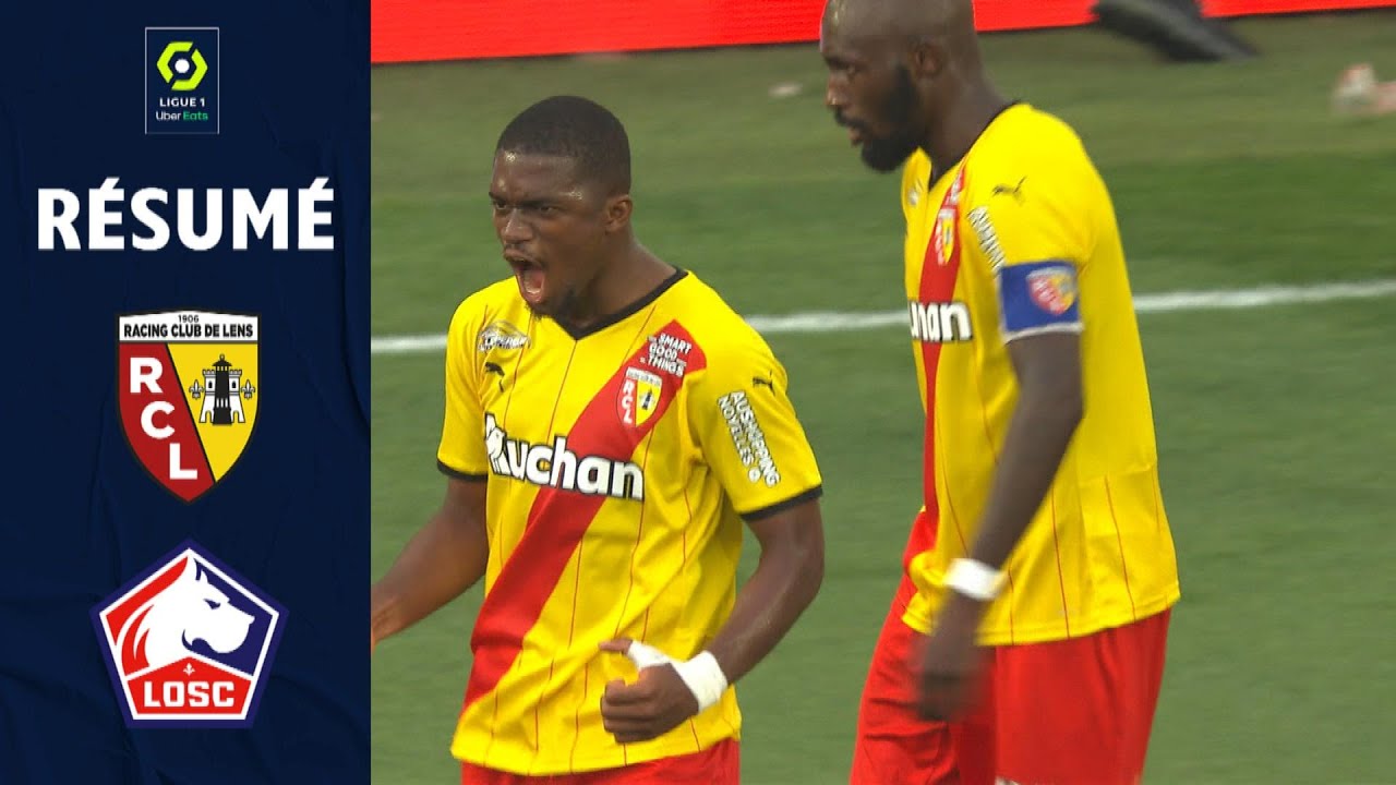 RC LENS - LOSC LILLE (1 - 0) - Résumé - (RCL - LOSC) / 2021-2022 - YouTube