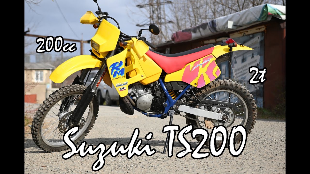 Suzuki TS200 Технический Обзор и Проверка клапана - YouTube
