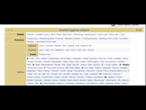 Weneg Egyptian deity Wikipedia - YouTube