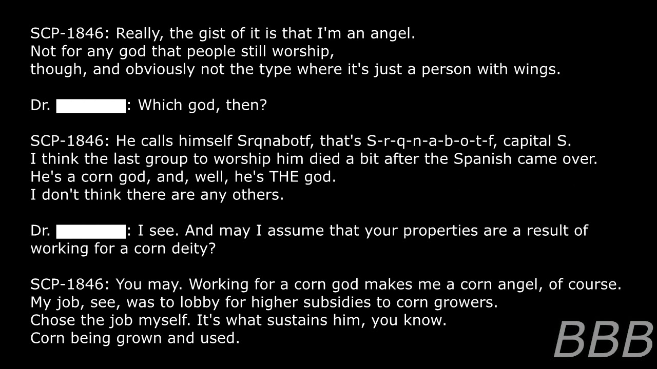 SCP 1846 Maize Angel| Mesoamerican SCP - YouTube
