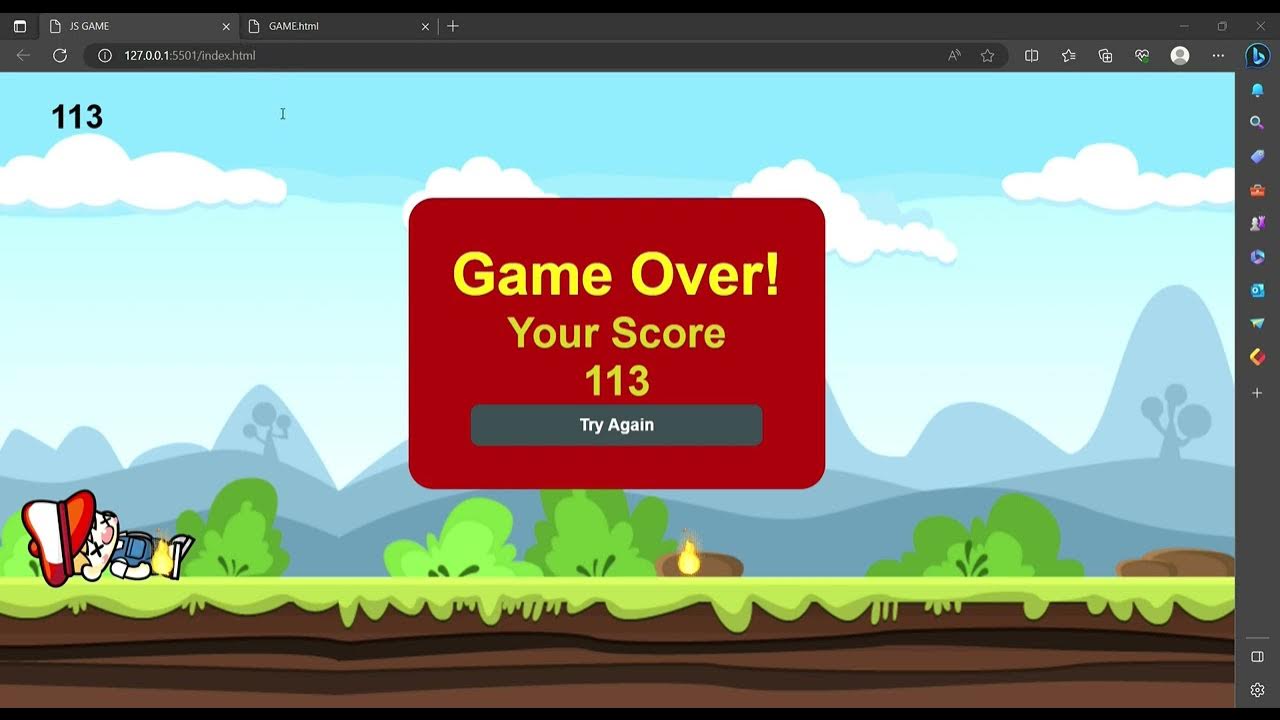 JS 2D GAME - YouTube