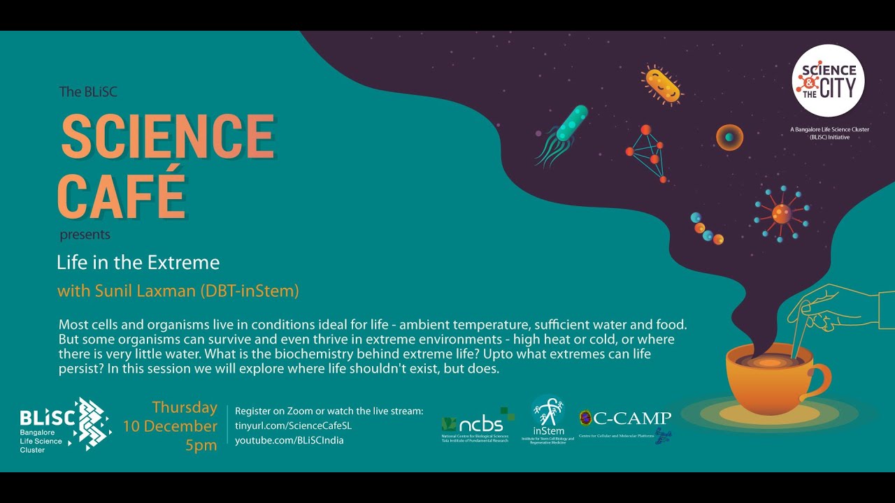 Science Cafe | Life in the Extreme with Dr Sunil Laxman - YouTube