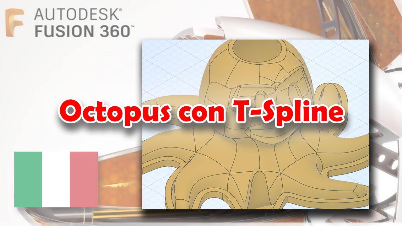 Octopus con T-Spline [Fusion 360 - Tutorial ITA] - YouTube