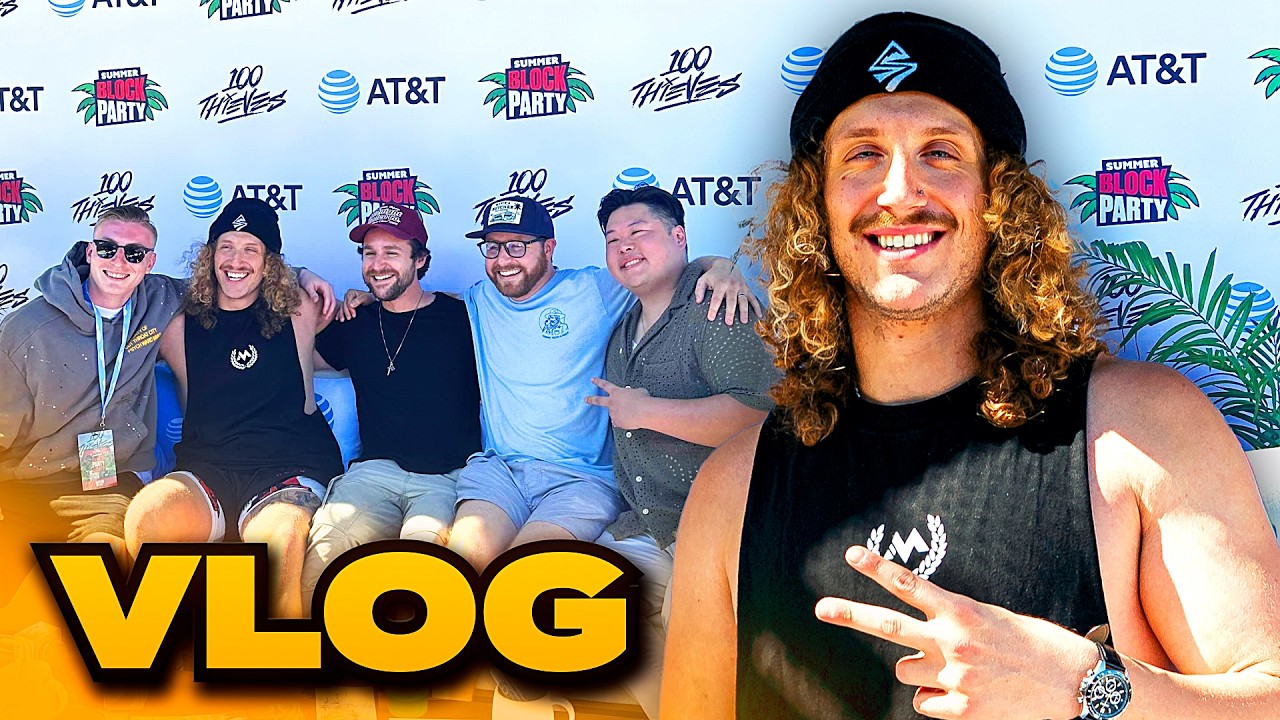 The 100T Summer Block Party! - NiceWigg VLOG - YouTube