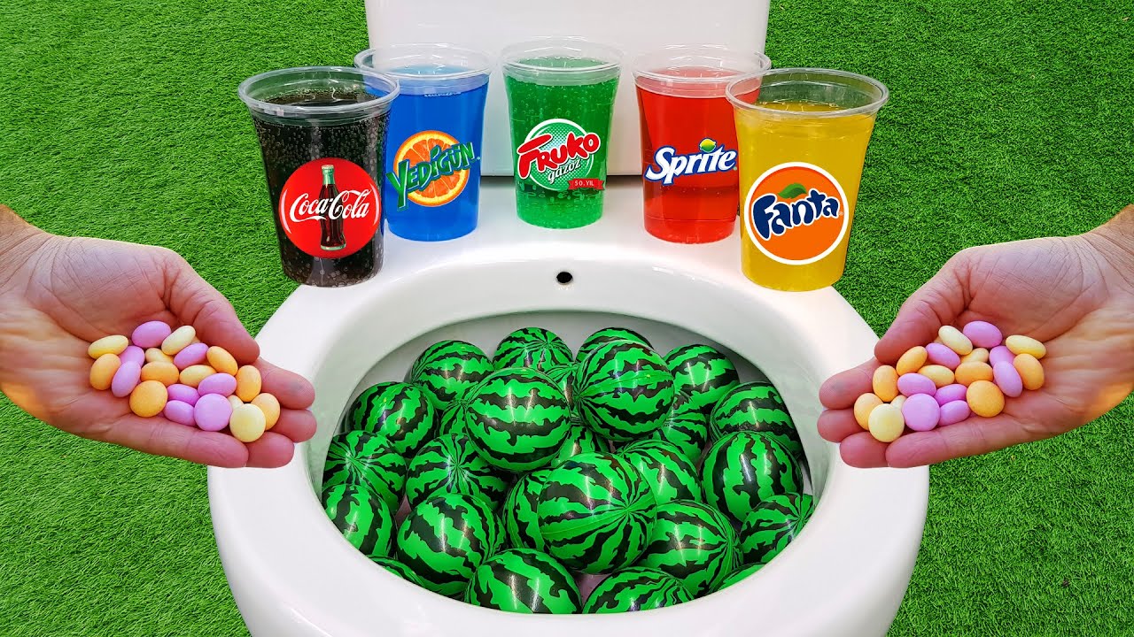 Watermelon Ball VS Coca Cola Zero, Yedigün Blue, Fanta, Fruko, Sprite ...