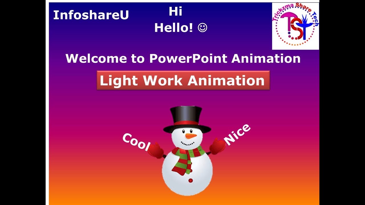 How to Make Flashing Light Animation 2018 |Motion Graphics PowerPoint ...