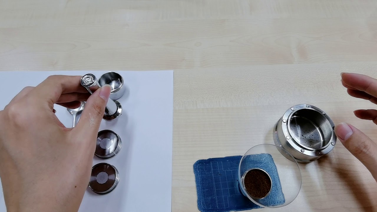 3D printed illy capsule dosing funnel - YouTube