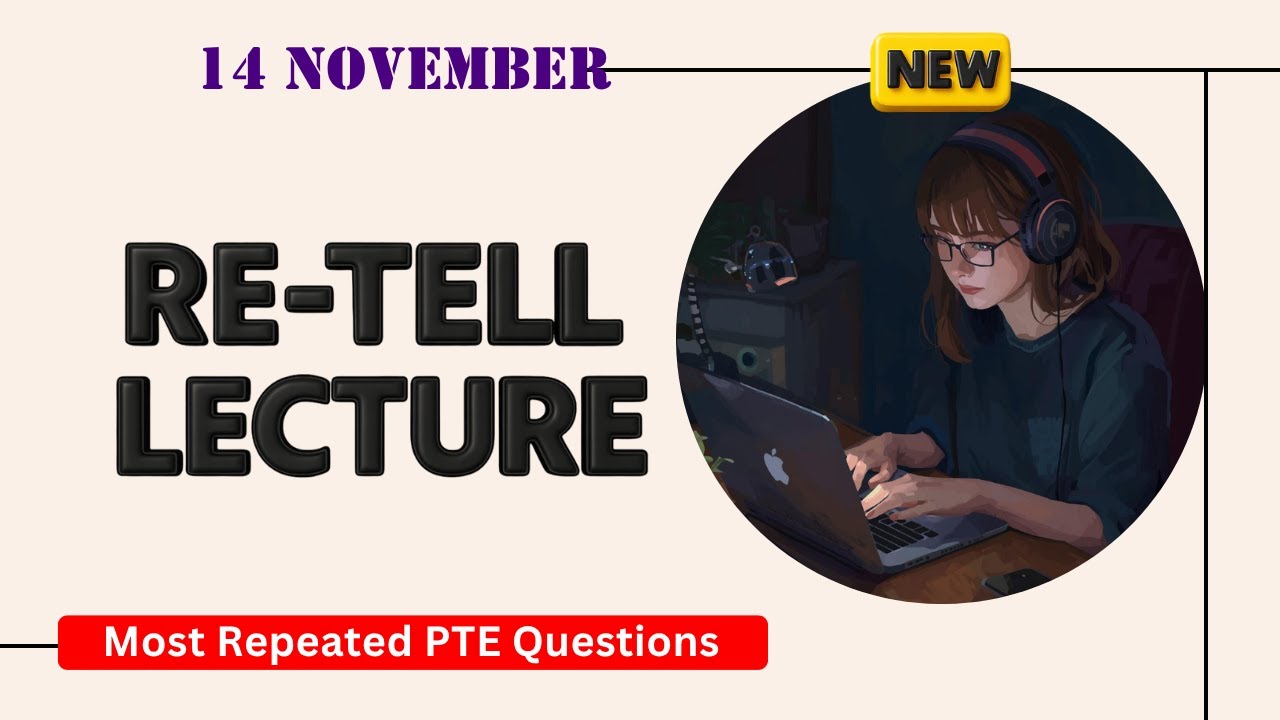 Retell Lecture PTE Speaking | Timer and Answers | Real Exam Questions ...