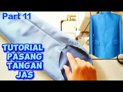 Cara Pasang Tangan Jas || jahit jas koko part 11 - YouTube