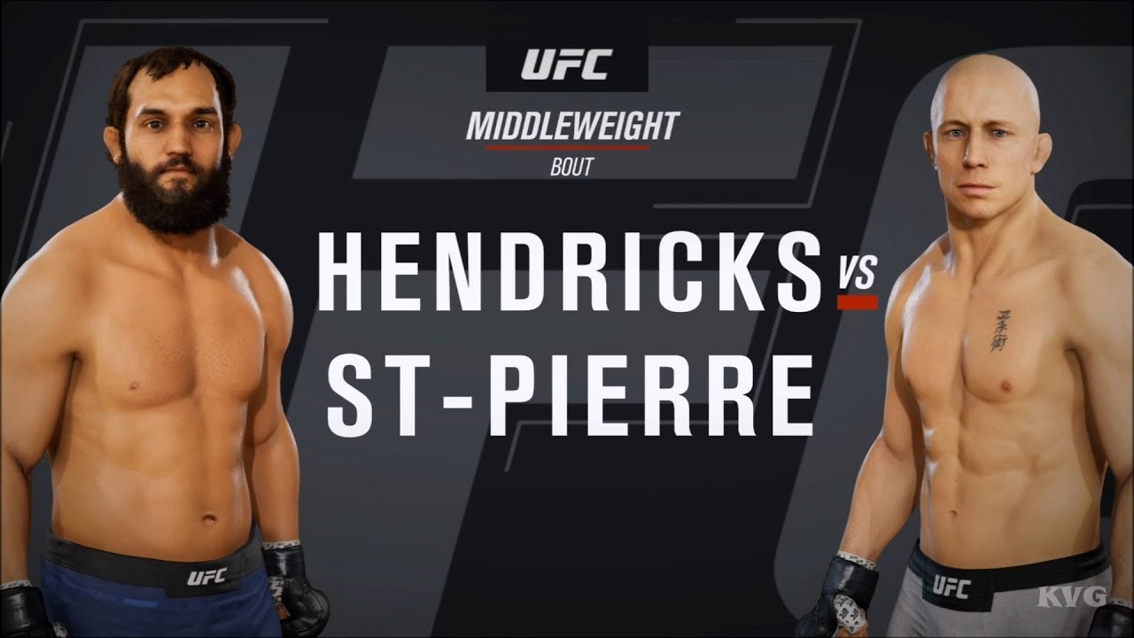 EA Sports UFC 3 - Johny Hendricks vs Georges St-Pierre - Gameplay (HD ...