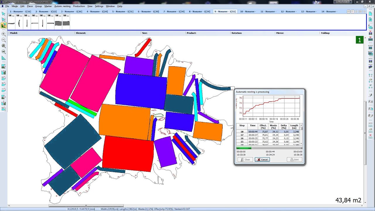 CutNest - Automatic nesting on leather for upholstery furniture ...