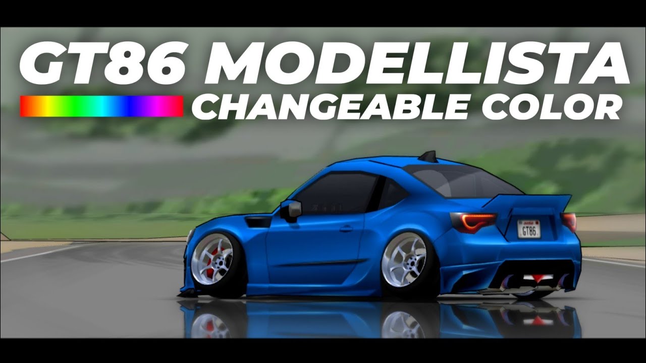 Livery Gt86 Modellista Changeable Color Detailing Fr Legends - YouTube
