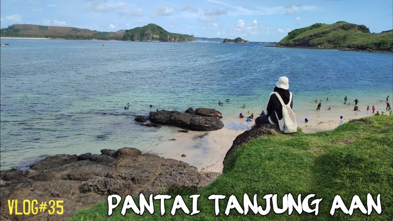 VLOG#35: PANTAI TANJUNG AAN LOMBOK TENGAH NTB - YouTube