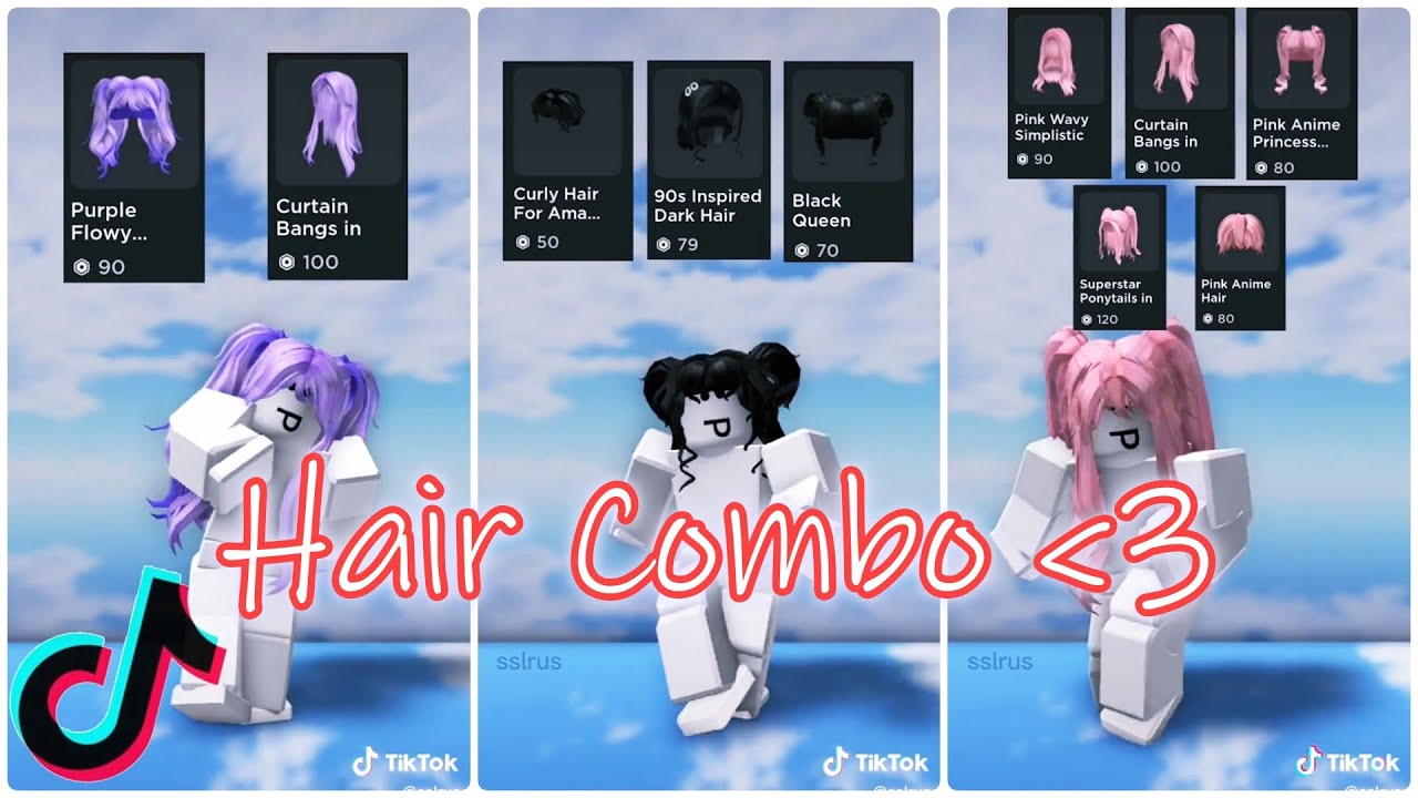 Roblox Best HAIR COMBOS Ideas (Part 5) - YouTube