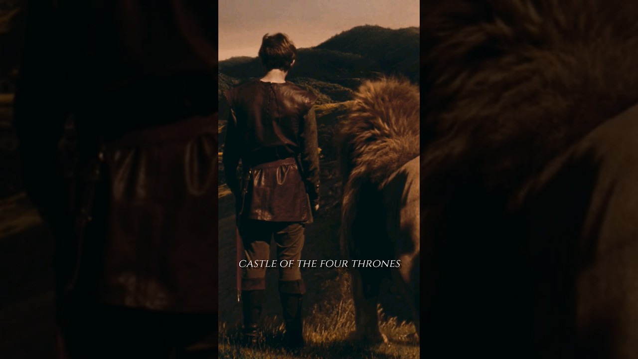 Aslan and Peter talk #Narnian #deepmagic #cslewis #pevensie #aslan # ...