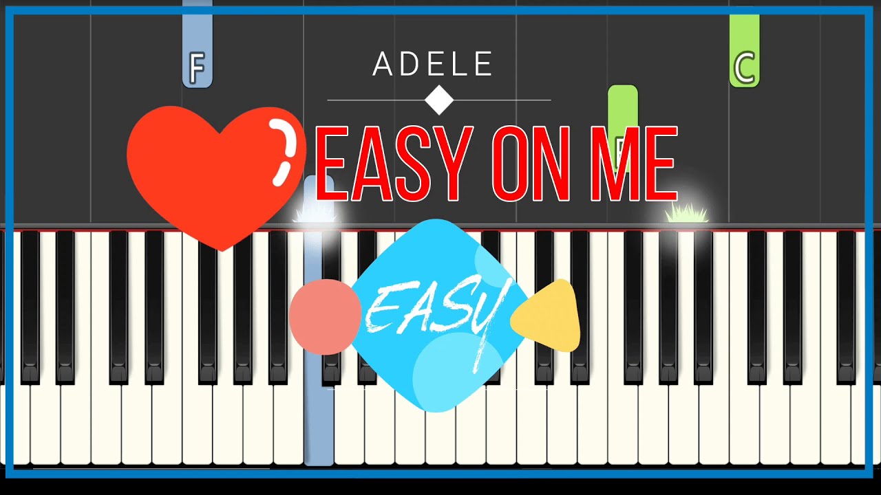 Easy On Me - Adele | EASY Piano Tutorial By Musicate Academy - YouTube