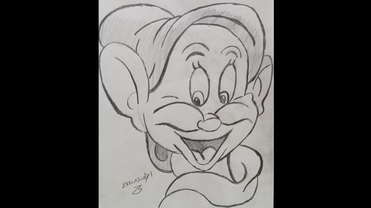 Como desenhar Dunga - Branca de Neve e os setes anões - YouTube