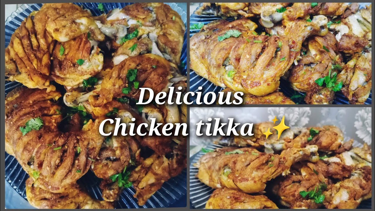 Most tender and juicy chicken tikka at home - YouTube