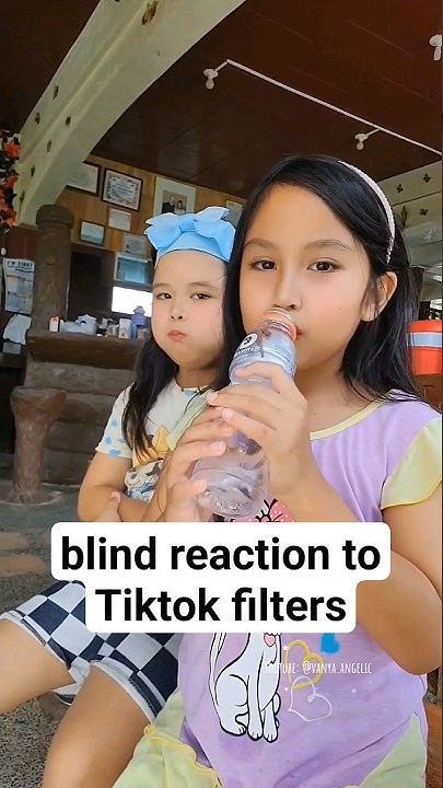 Blind reaction to tiktok filter | Funny | shorts - YouTube