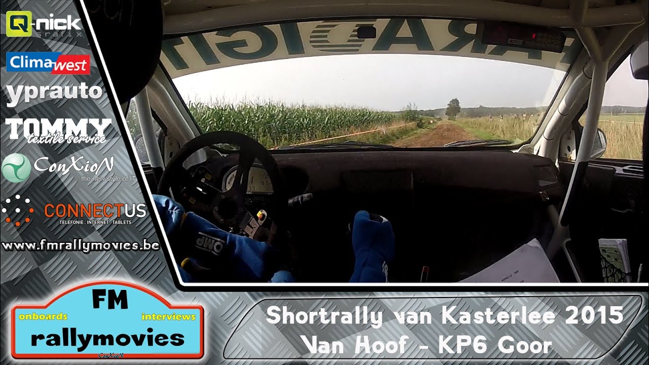 Shortrally van Kasterlee 2015 | ONBOARD | Van Hoof Sander - KP6 Goor ...