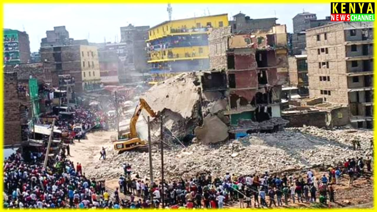 AFTERMATH OF KIAMAIKO BUILDING THAT COLLAPSED - YouTube