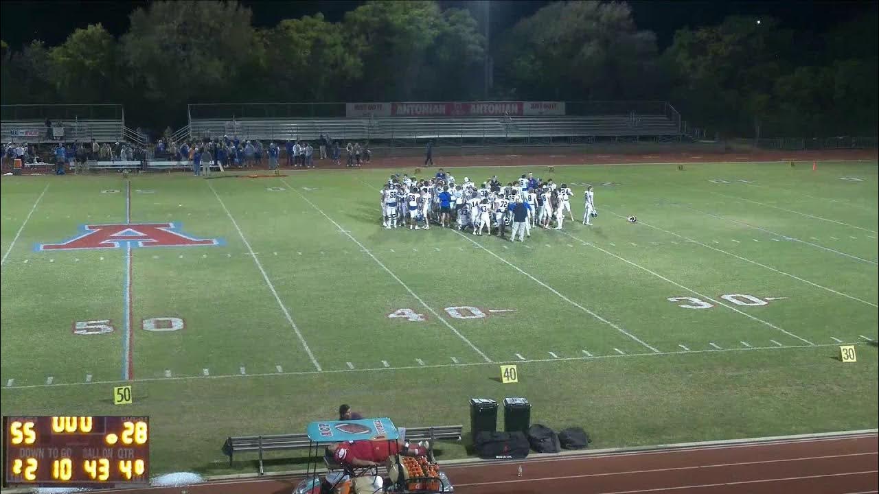 Antonian Prep High School vs Trinity Christian Academy Mens Varsity Football - YouTube