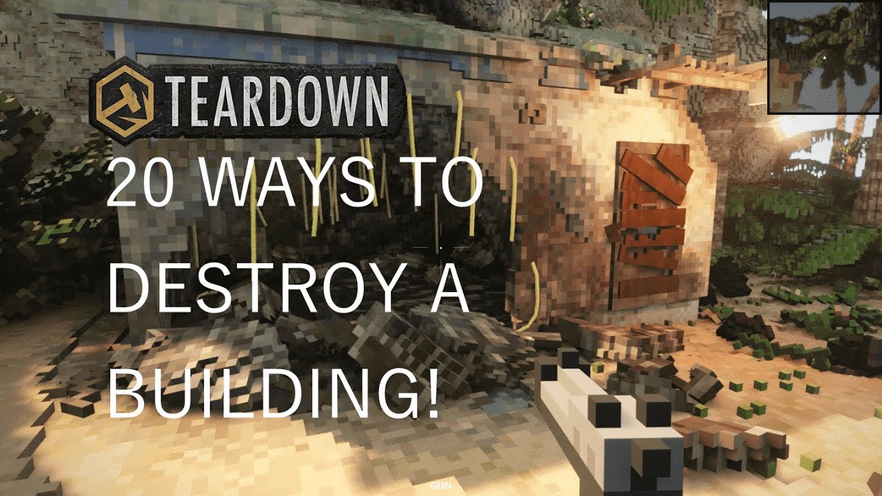 20 Ways to destroy a building in Teardown! - YouTube
