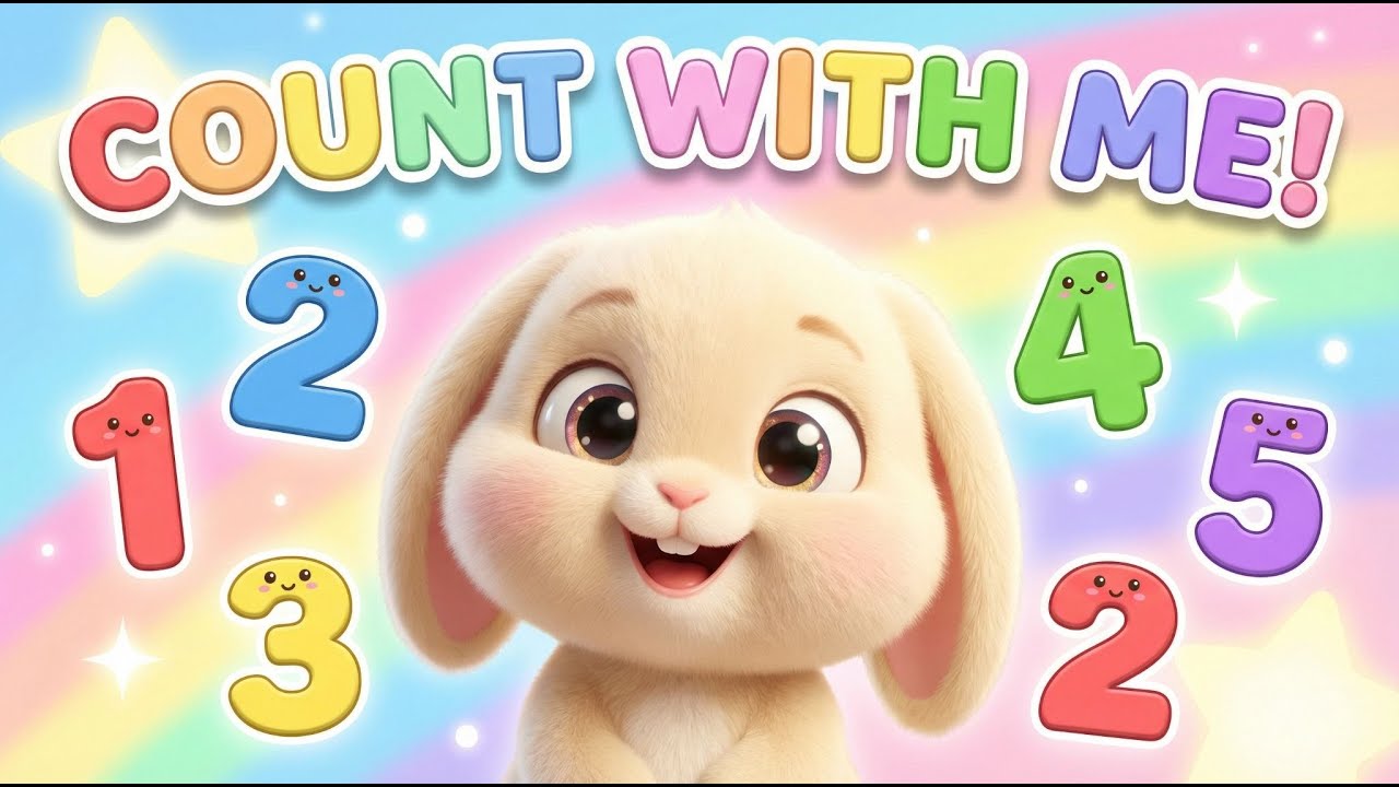 Hop & Count with Bunny! 🐰🔢 | Fun Counting Song for Kids - YouTube