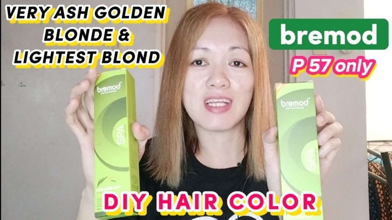 DIY BREMOD HAIR COLOR PINAGHALO KO ANG LIGHTEST BLONDE & VERY ASH ...