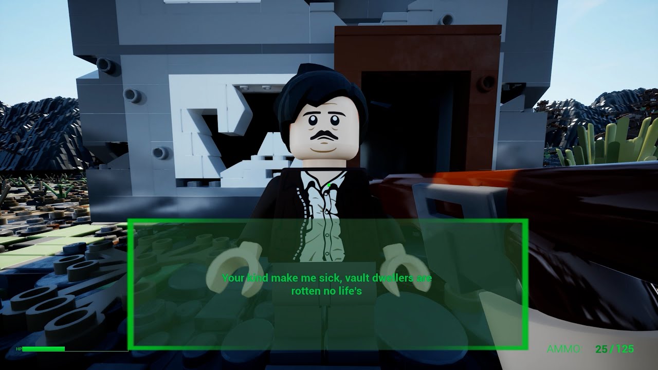 LEGO Fallout Quest Giving NPC - YouTube