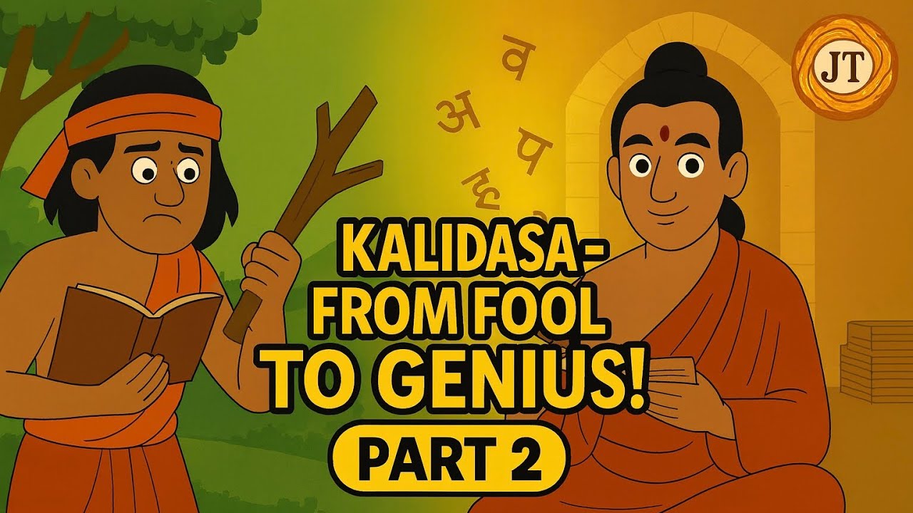 Kalidasa Story for Kids Part 2 - From Fool to Genius - Jalebi Tales ...