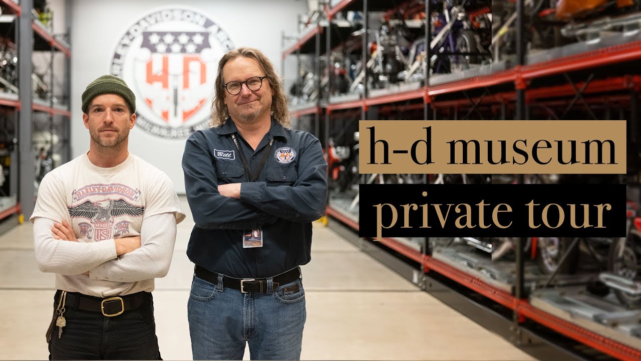 We got a private tour of the H-D Museum! - YouTube