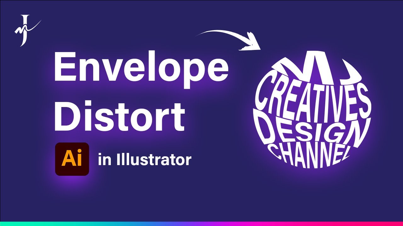 Envelope Distort in Adobe Illustrator | Graphic Design Tutorial 02 ...