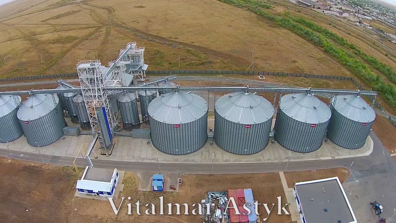 INTEGRATED GRAIN SILO COMPLEX "NIDERA" in Denisovka - YouTube